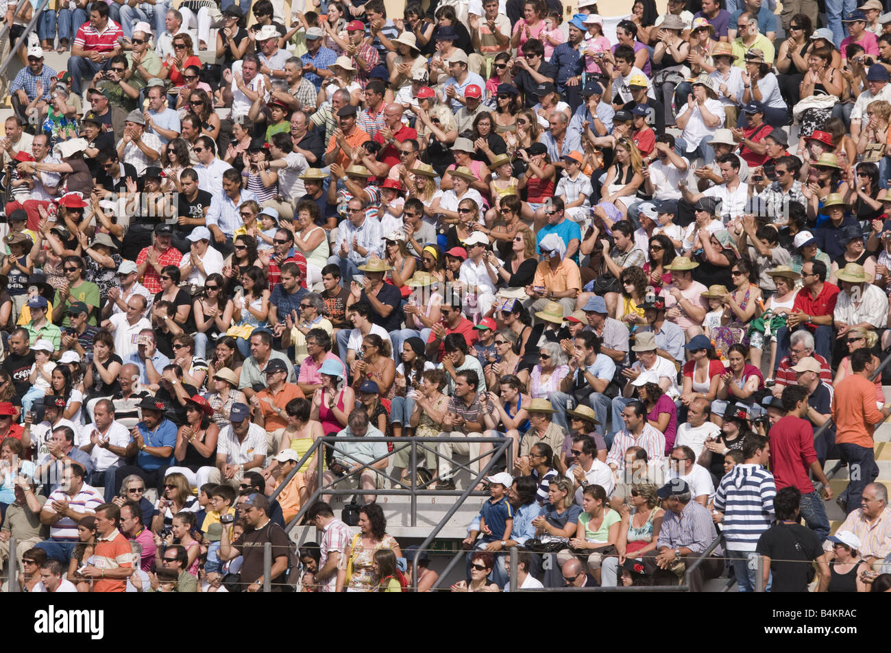 Crowd of people watching bull hi-res stock photography and images - Alamy