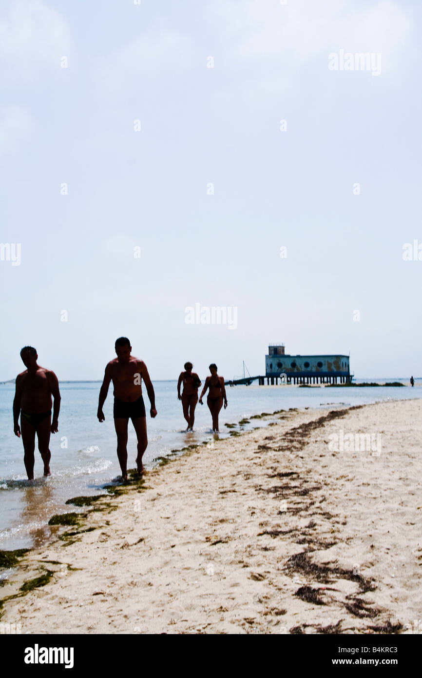 people walking in the beach Stock Photo - Alamy
