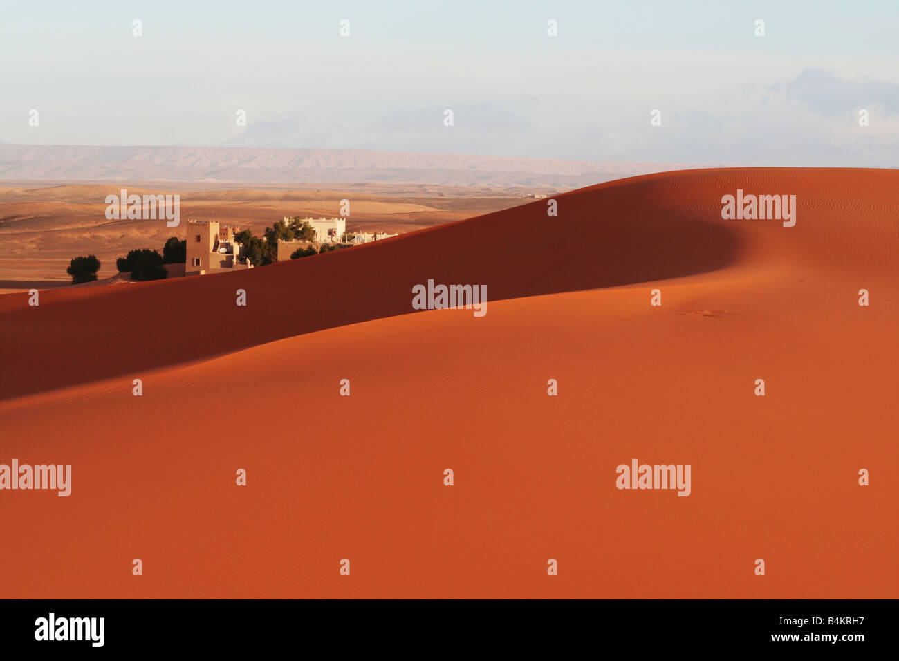 Sunset in desert Stock Photo - Alamy