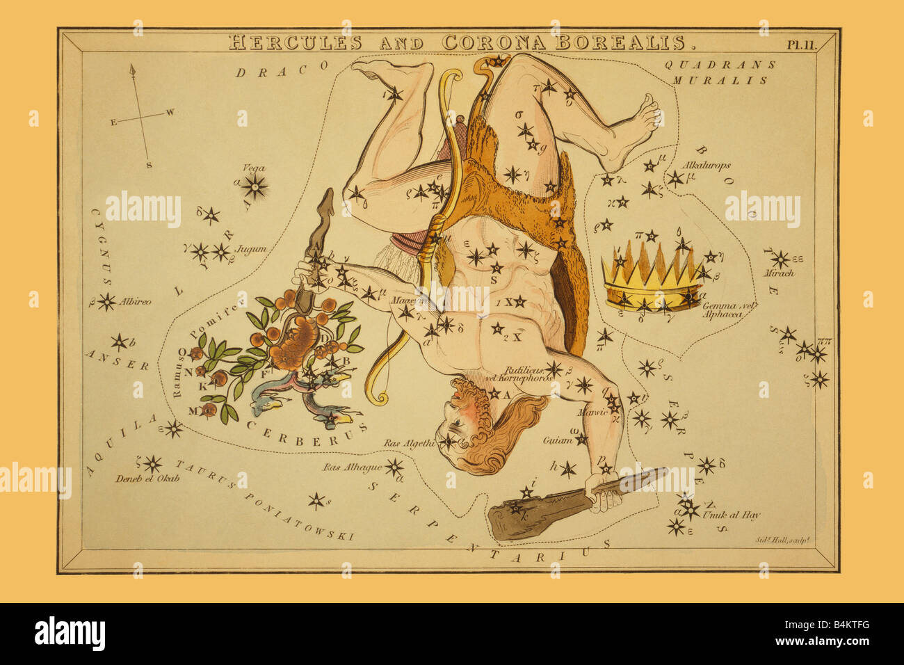 Hercules and Corona Borealis Stock Photo - Alamy