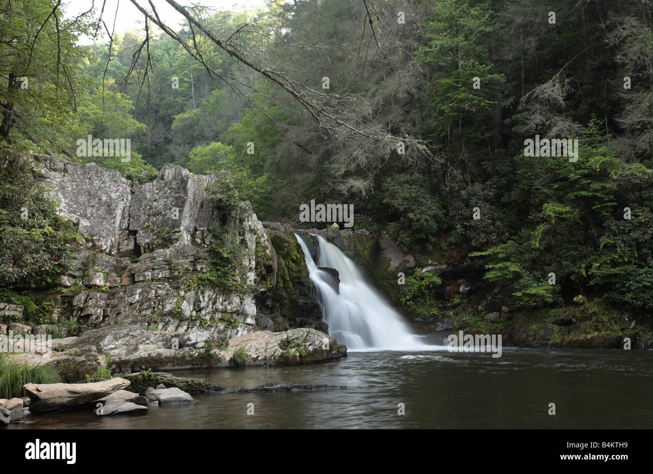 waterfall Abrams Tennessy Stock Photo - Alamy