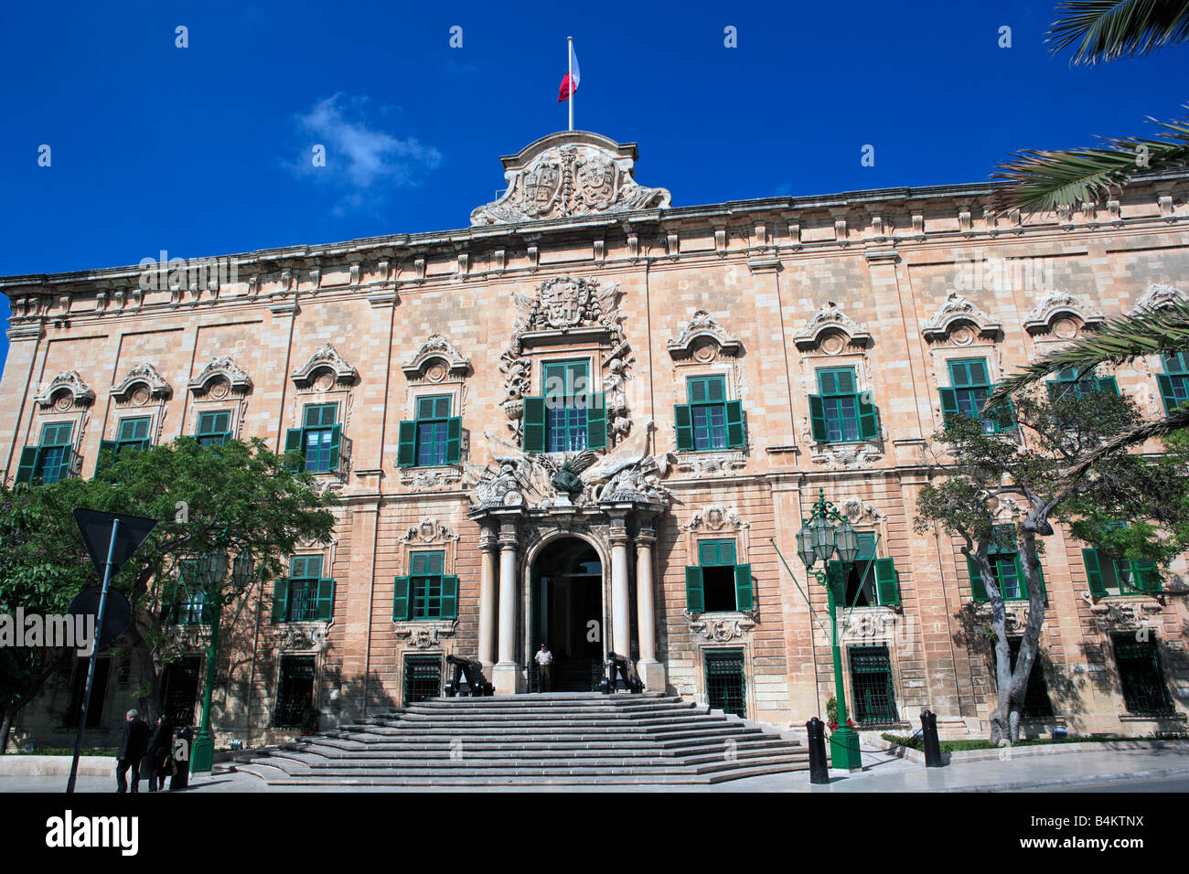 Auberge de Castille, Valletta, Malta Stock Photo - Alamy
