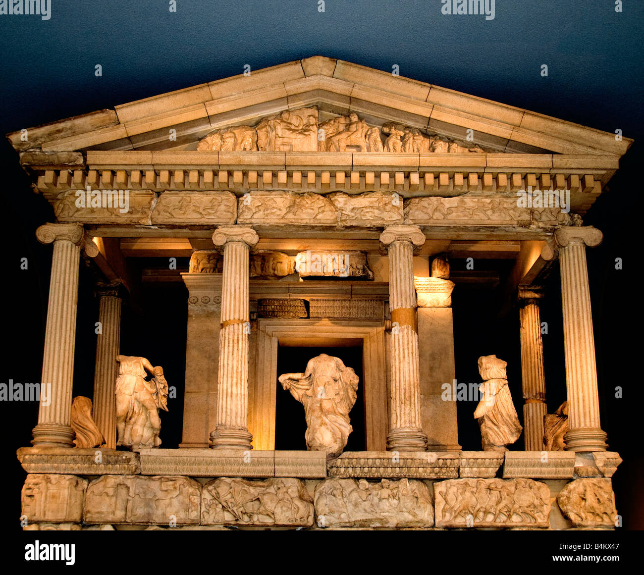 Nereid Monument, sculptured tomb from Xanthos , Lycia, Achaemenid ...