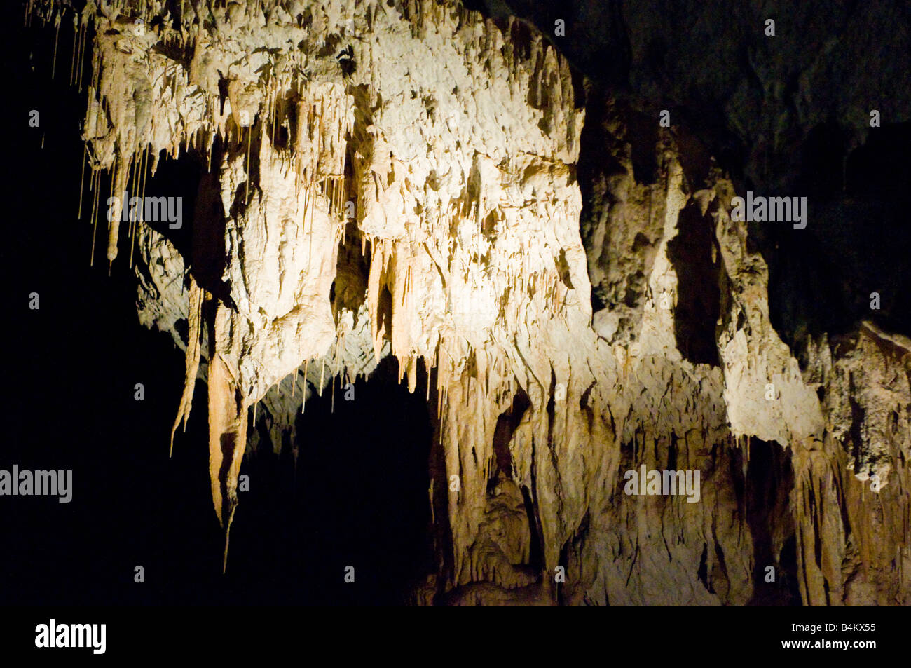 Interior of the Emerald Grotto near Amalfi, Italy Stock Photo - Alamy