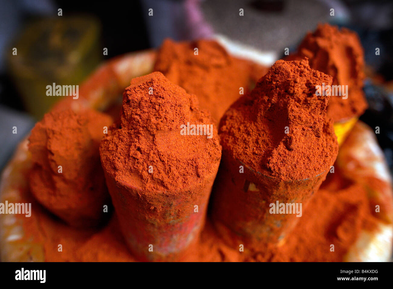 Berbere powder on sale in Shola Market, Ethiopia Stock Photo - Alamy