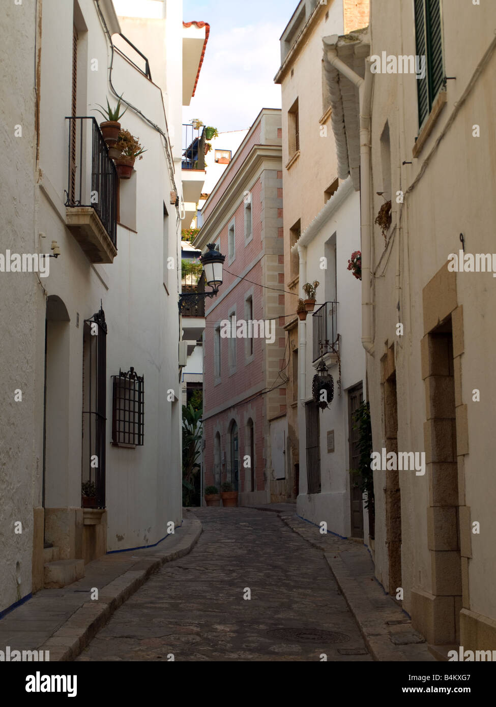 Sitges street hi-res stock photography and images - Alamy