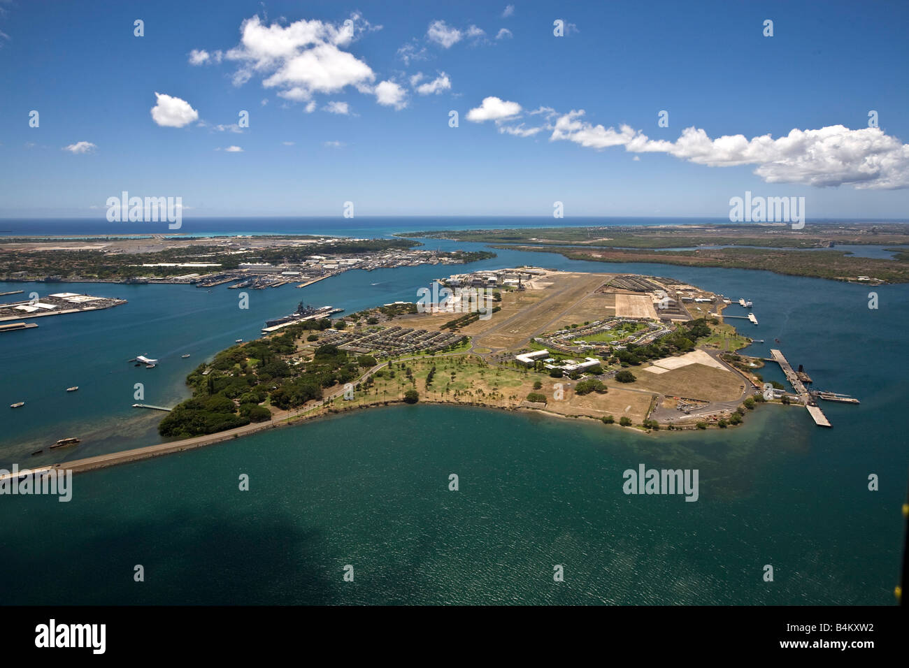 Ford Island Pearl Harbor Oahu Hawaii Stock Photo - Alamy