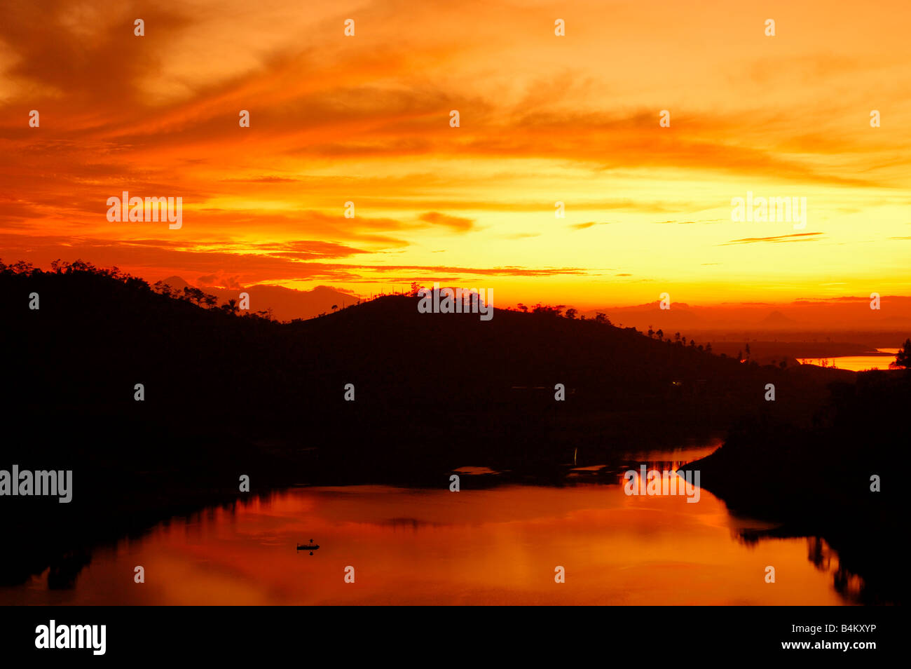 Sunset at saguling dam hi-res stock photography and images - Alamy