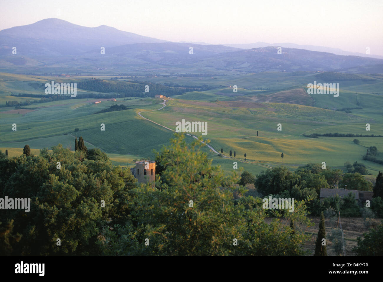 Monte Amiata the highest mountain in Tuscany Italy Stock Photo - Alamy