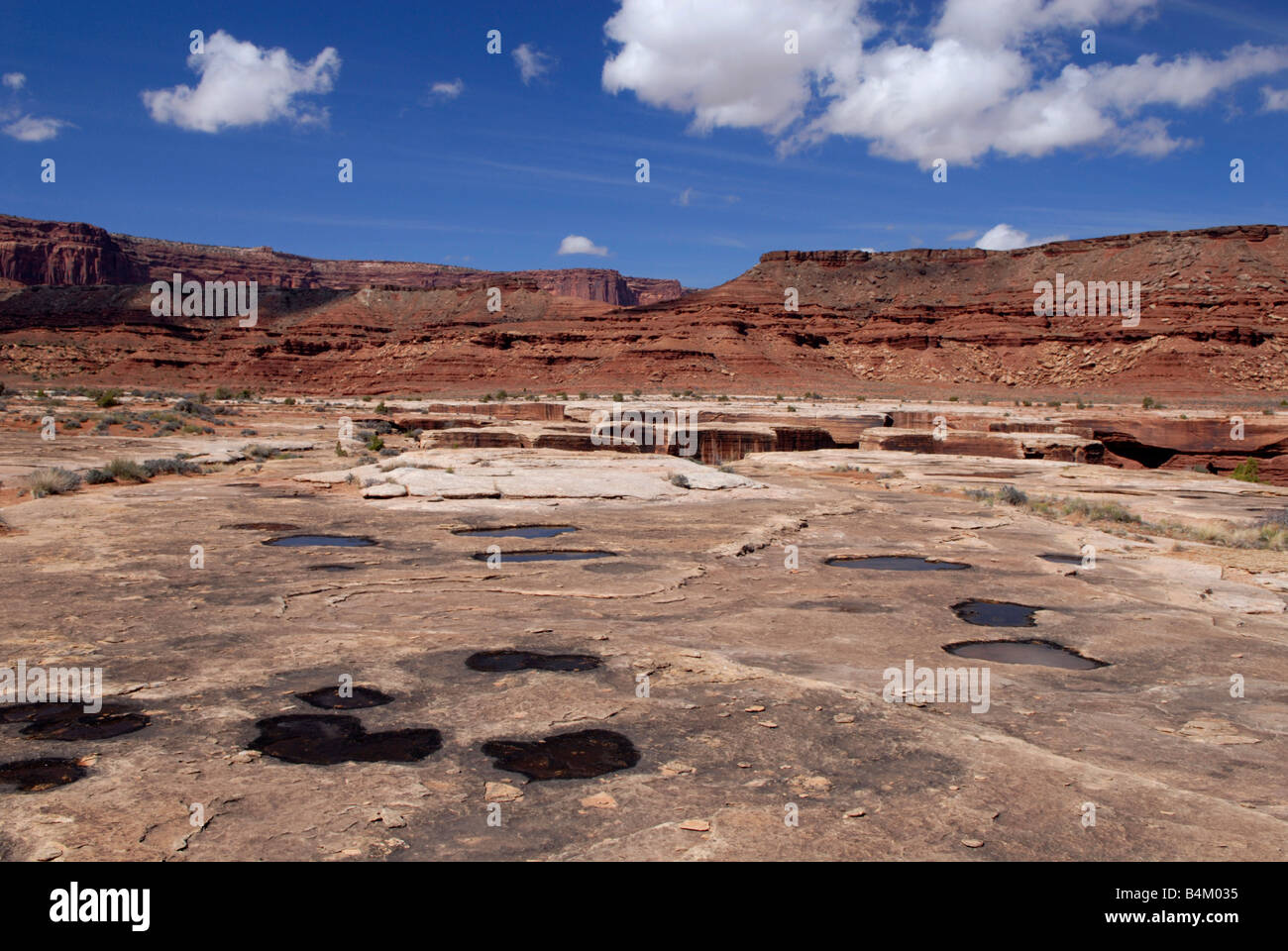White Rim plateau in Canyonlands National Park, Utah, American ...