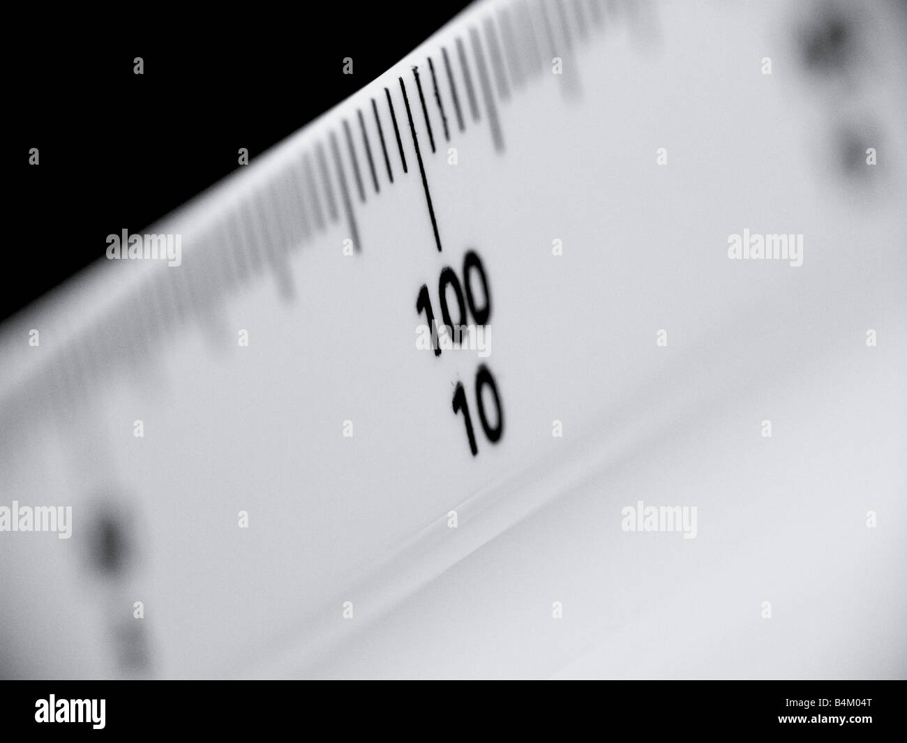 Scale Rule Macro Stock Photo - Alamy