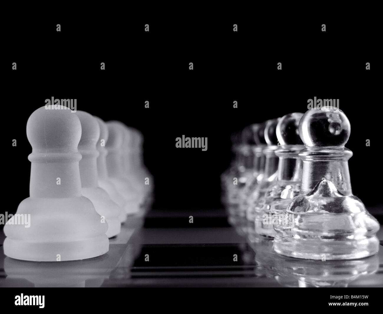 Black chess pieces placed hi-res stock photography and images - Alamy