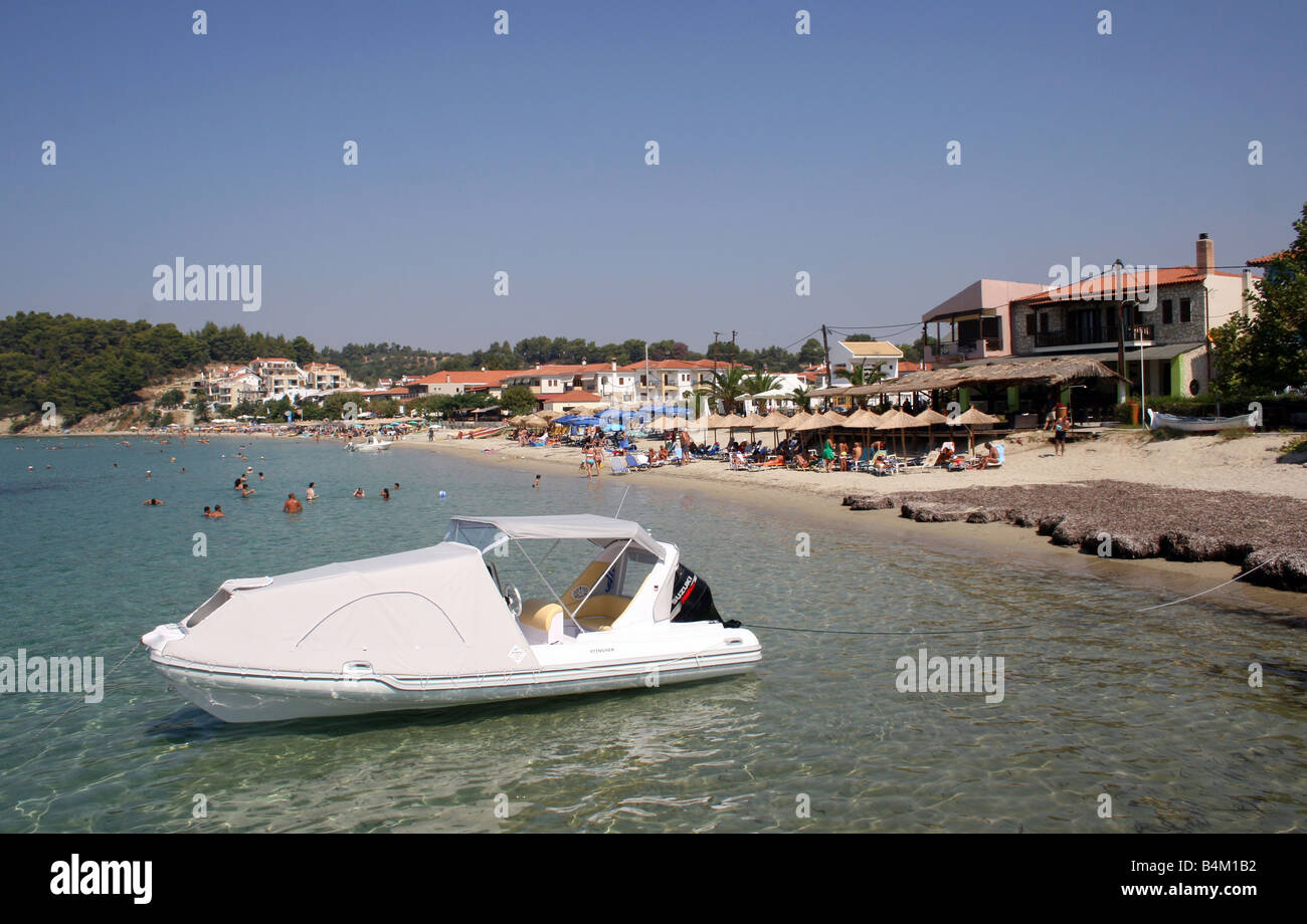SIVIRI BEACH. KASSANDRA PENINSULA HALKIDIKI. GREECE Stock Photo - Alamy