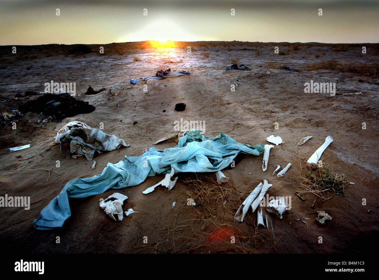 Afghanistan The Killing Fields The area of bulldozed ground outside ...