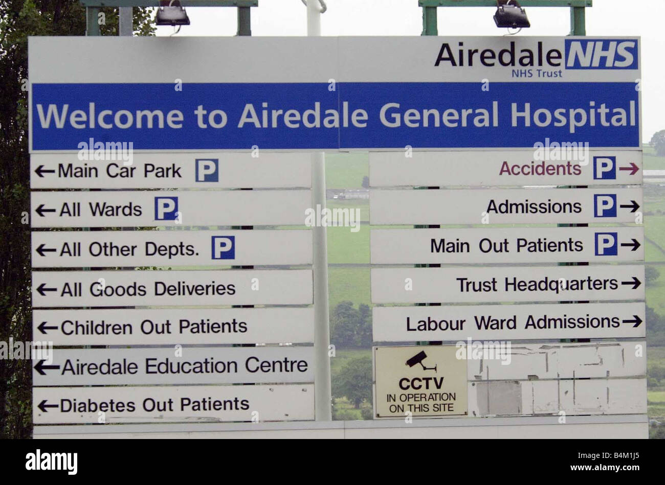 Airedale General Hospital West Yorkshire 2003 Stock Photo - Alamy