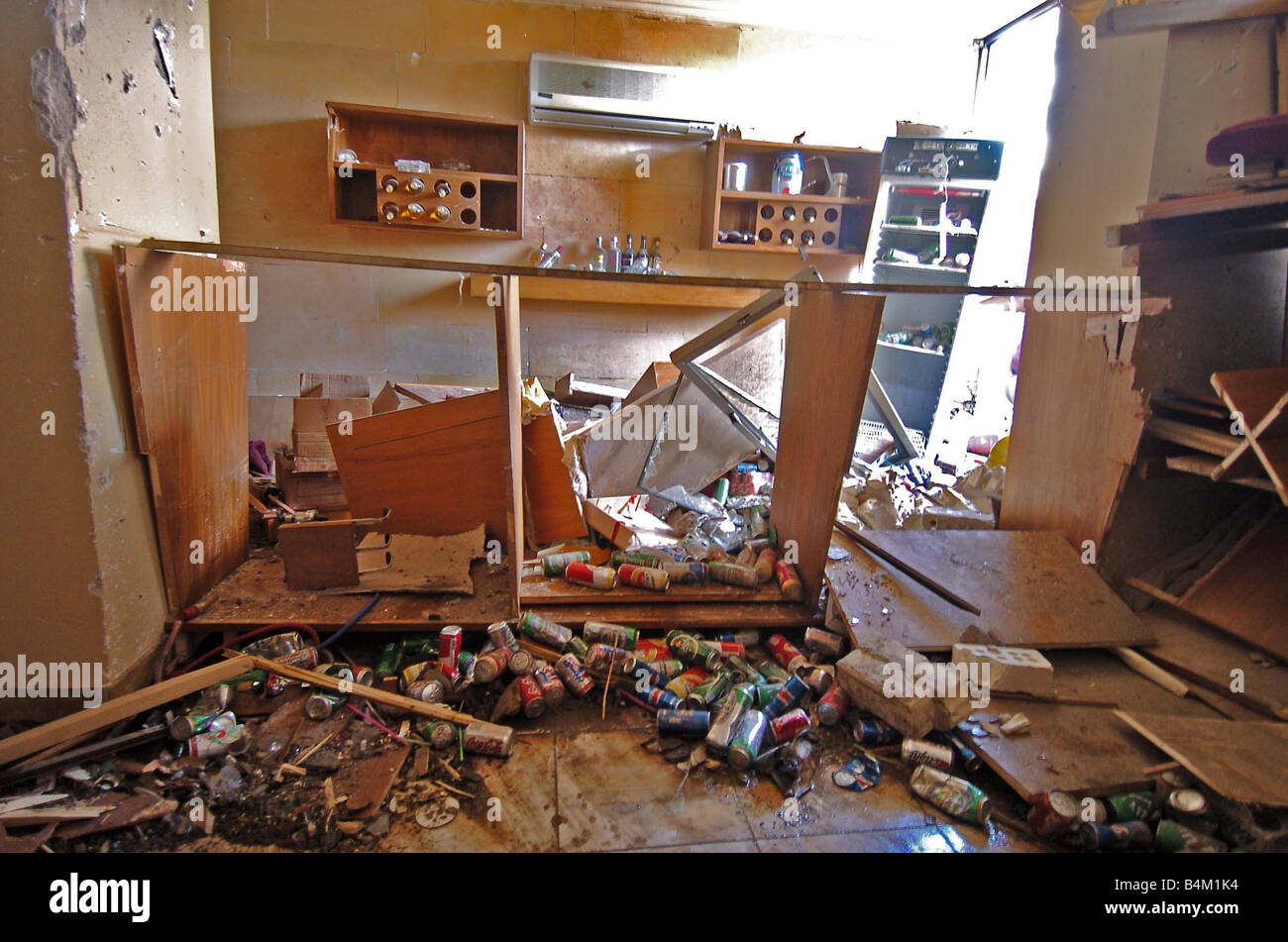 Iraq War The bar at the Mount Lebanon Hotel in the Kerrada District of ...