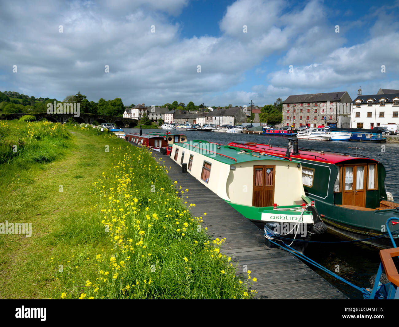 Graiguenamanagh on the river Barrow, County Kilkenny, Ireland Stock ...