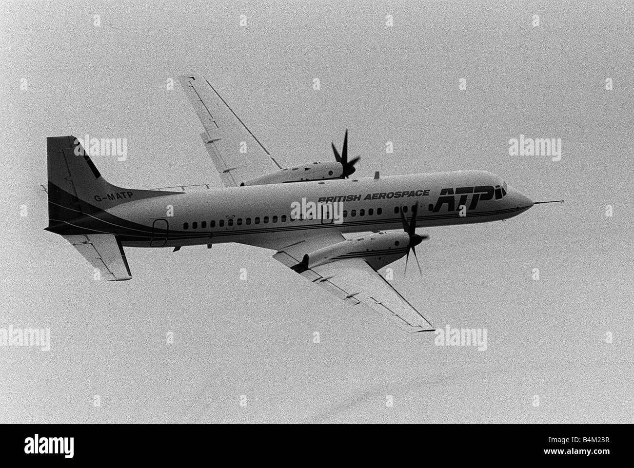 British Aerospace ATP Advanced Turbo Prop May 1987 development aircraft ...