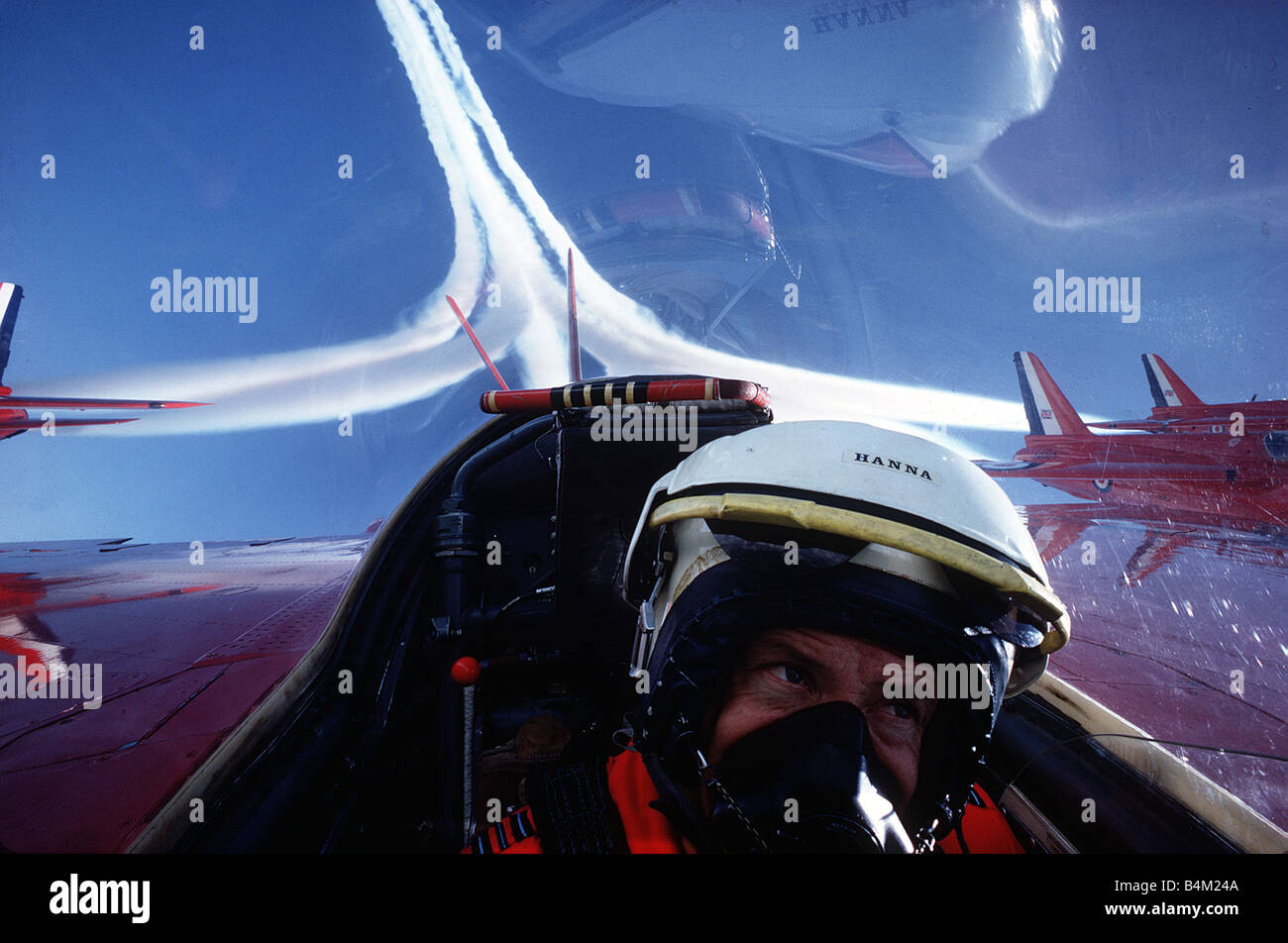 Aircraft HS Gnat RAF Red Arrows Aug 1967 Ray Hanna leader of the RAF ...