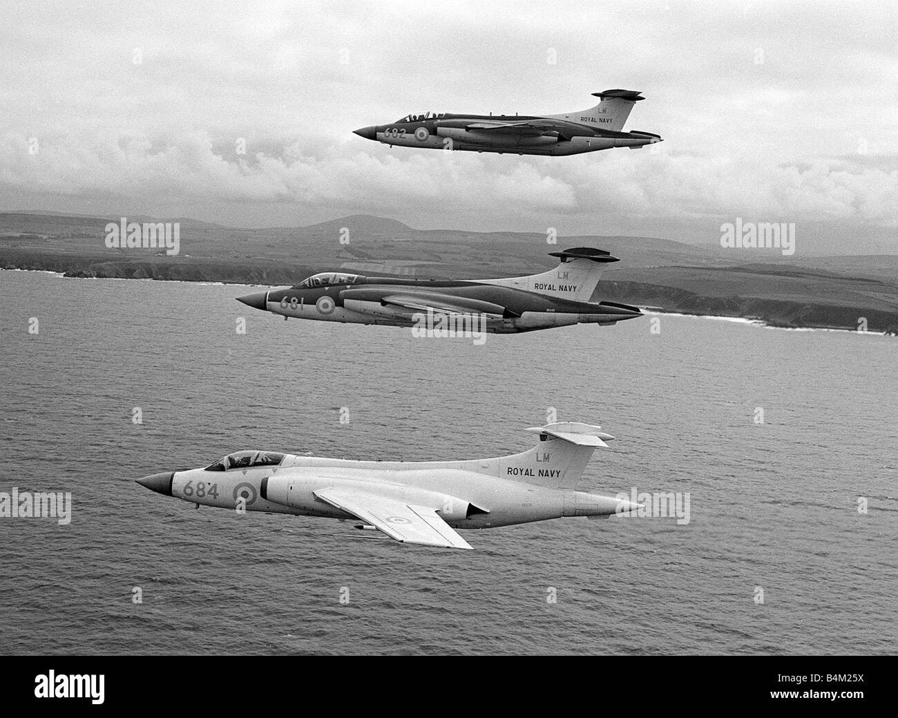 Fleet Air Arm Aircraft Blackburn Buccaneer July 1962 A formation of 3 ...
