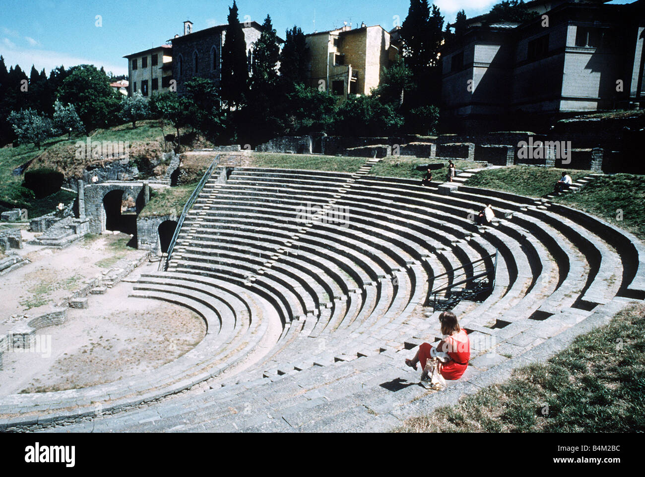 Fiesole Amphitheatre in Florence Italy Stock Photo - Alamy