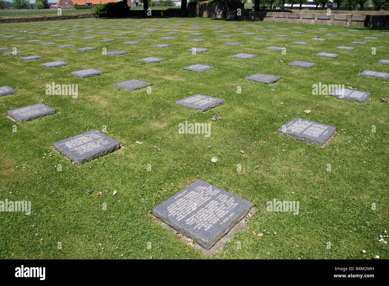Lines of memorial plaques with names of fallen German soldiers in the ...