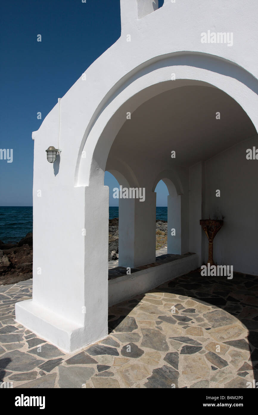 Detail of Greek Orthodox church at Georgioupolis Crete Greece Stock ...