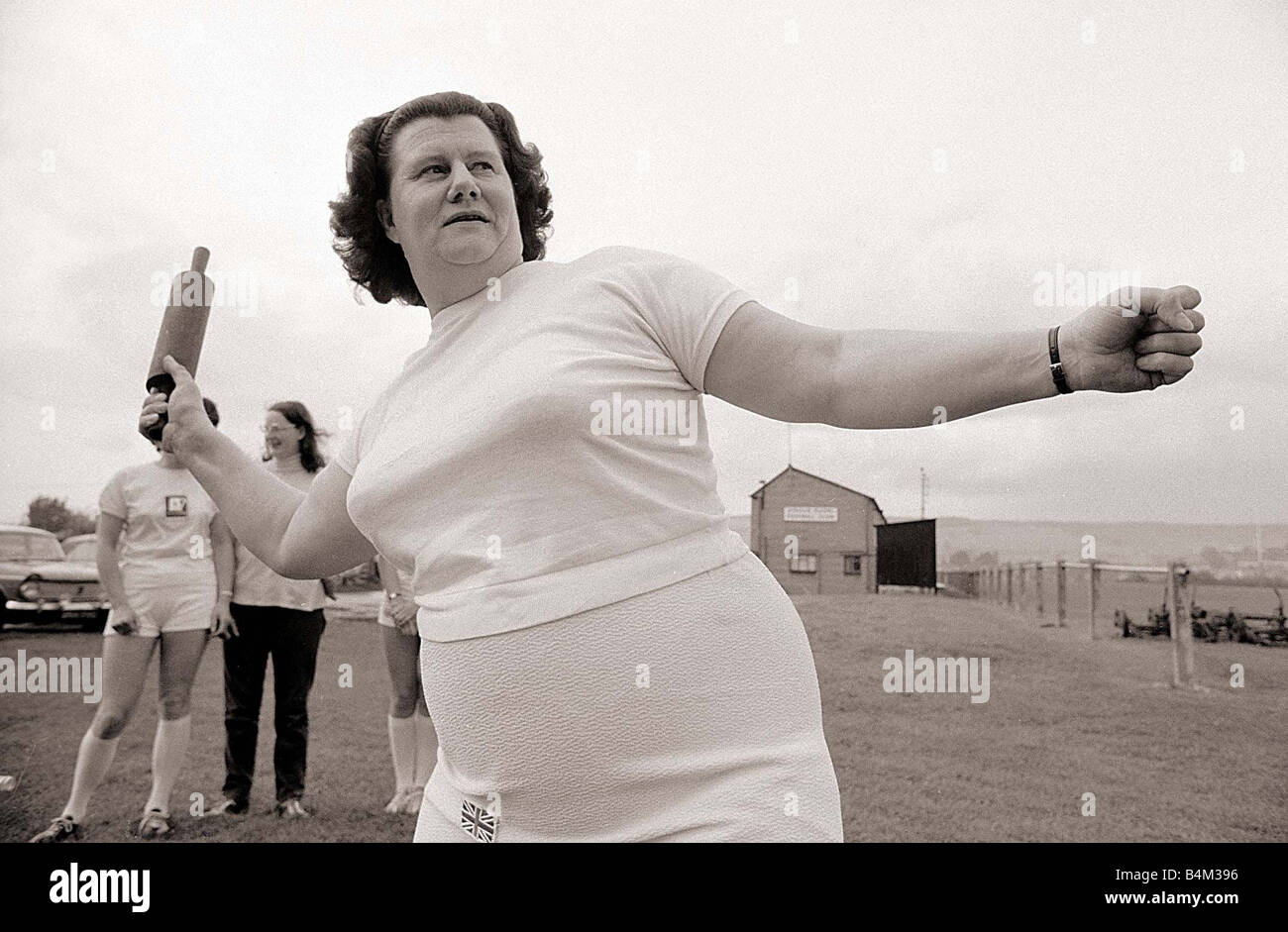 Mrs Guy of Stroud Gloucestershire seen here in training to recapture ...