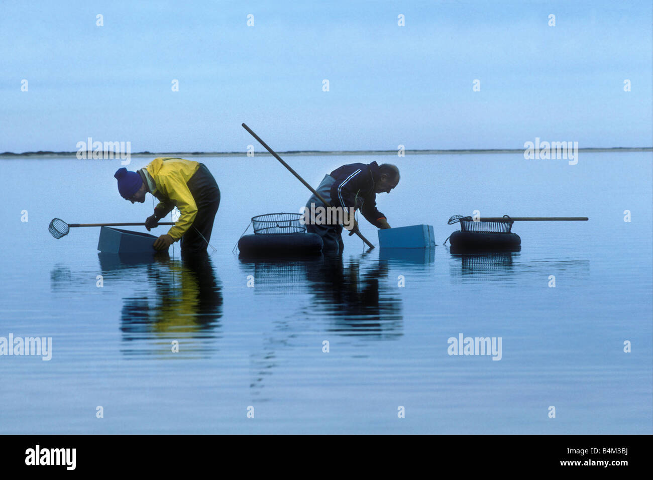 scallop fishing two men Stock Photo - Alamy