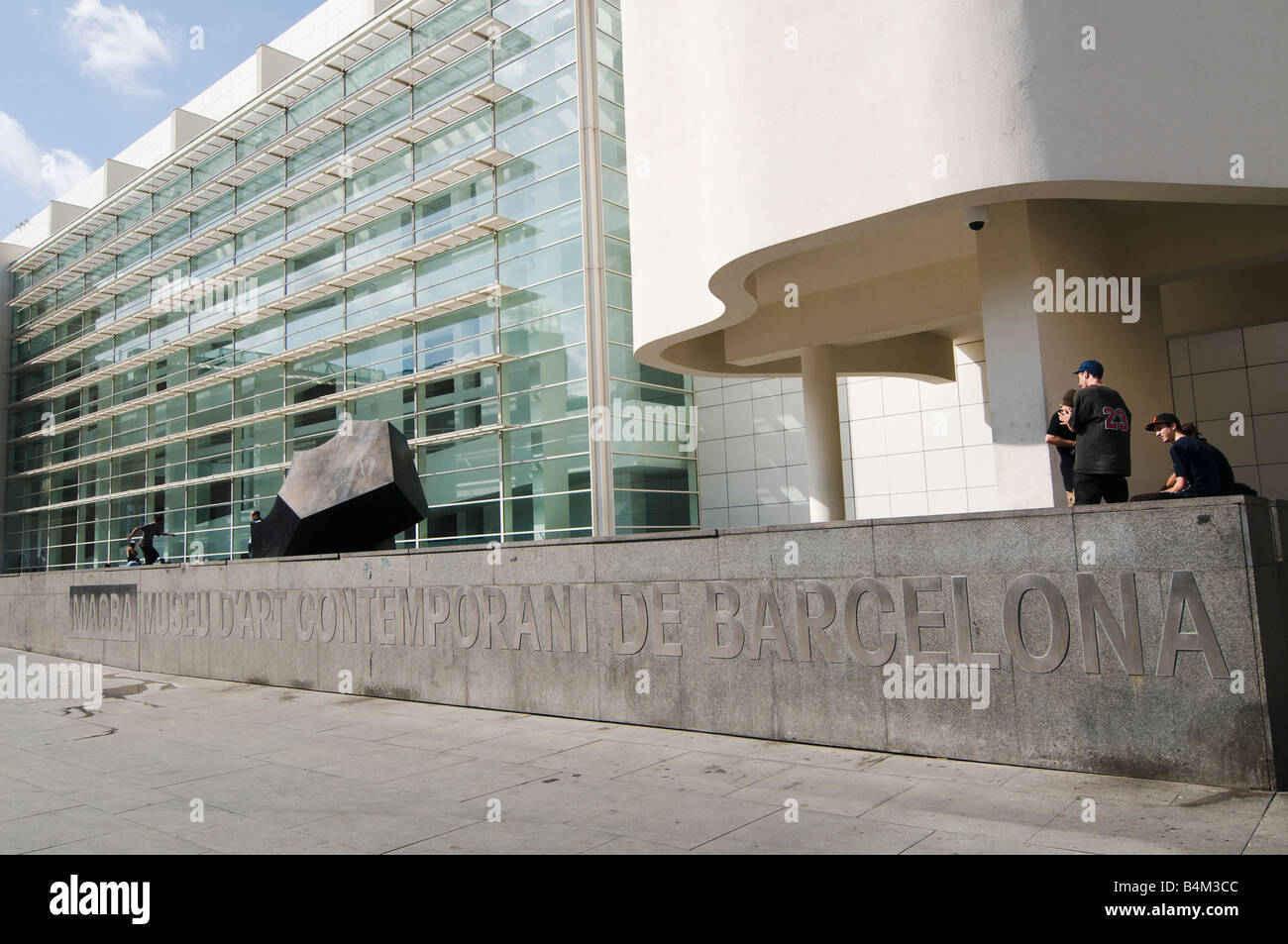 MACBA Barcelona Museum of Contemporary Art Stock Photo - Alamy