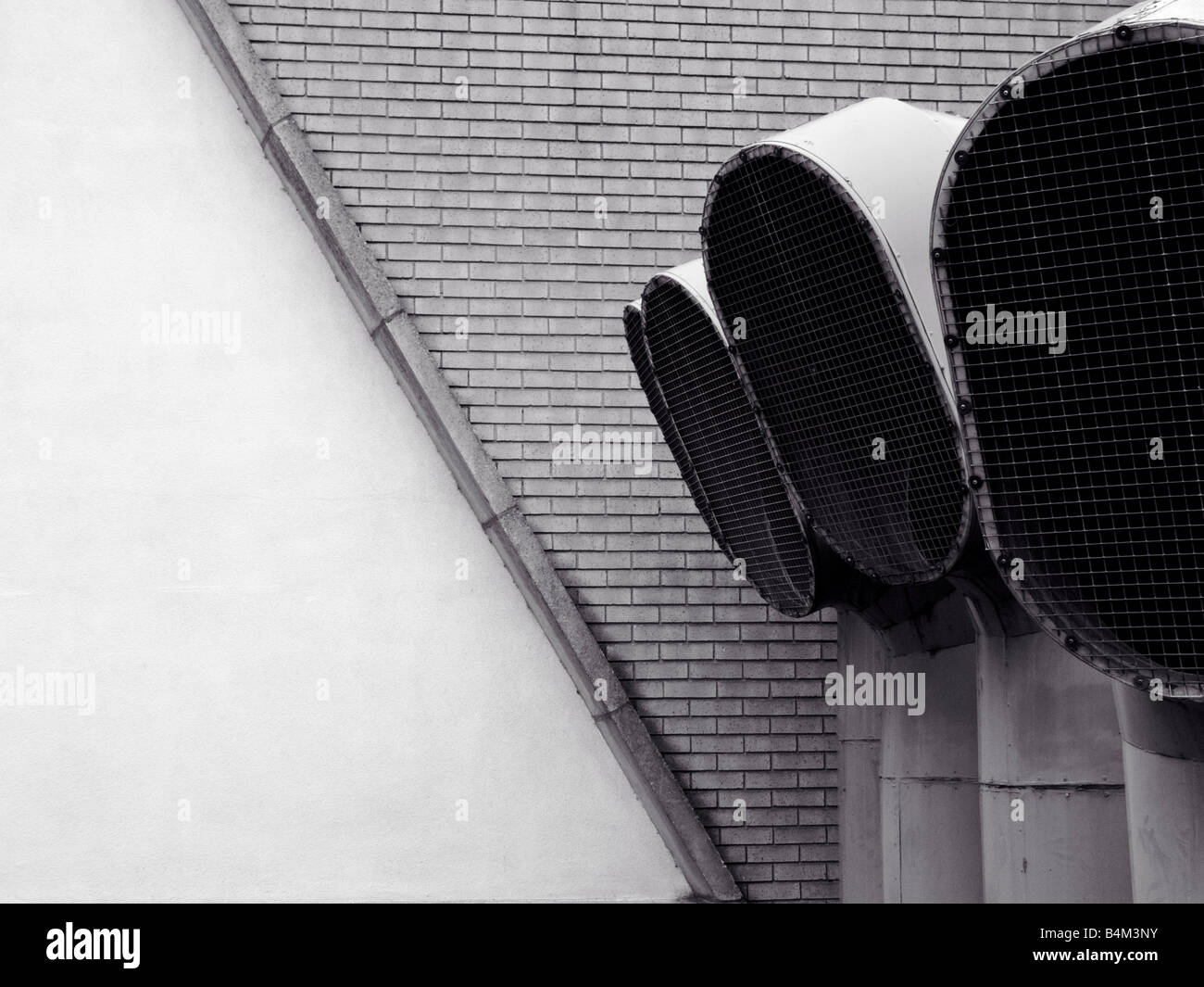 Building Air Extracts Stock Photo - Alamy