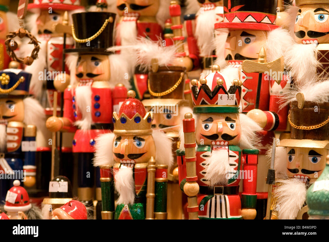 EU DE Germany Bavaria Munich Christkindlmarkt at Marienplatz Christmas ...