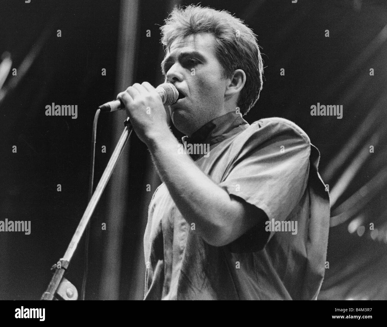 Peter Gabriel during a concert in Clapham London where the stars of ...