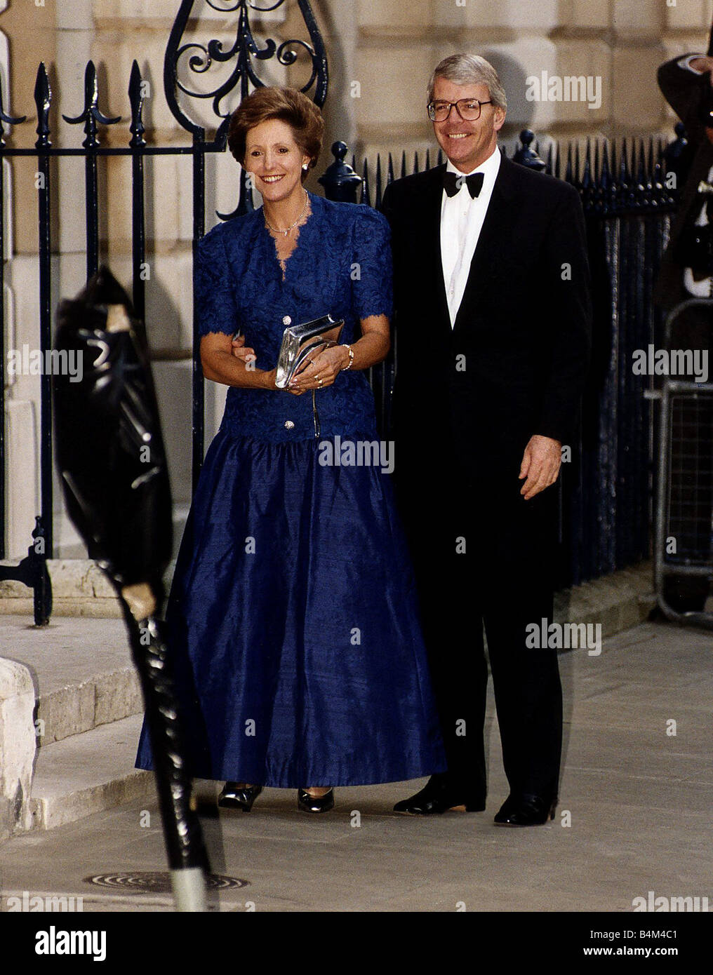 Norma Major and John Major MP seen here attending a State function ...