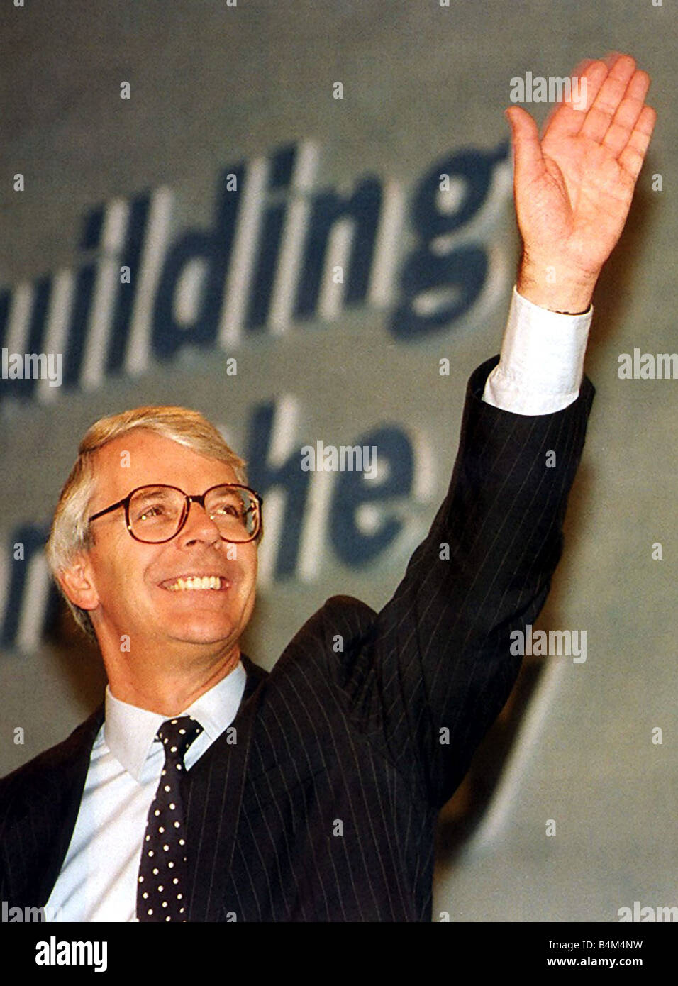 John Major Prime Minister at the Conservative Party Conference 1993 ...