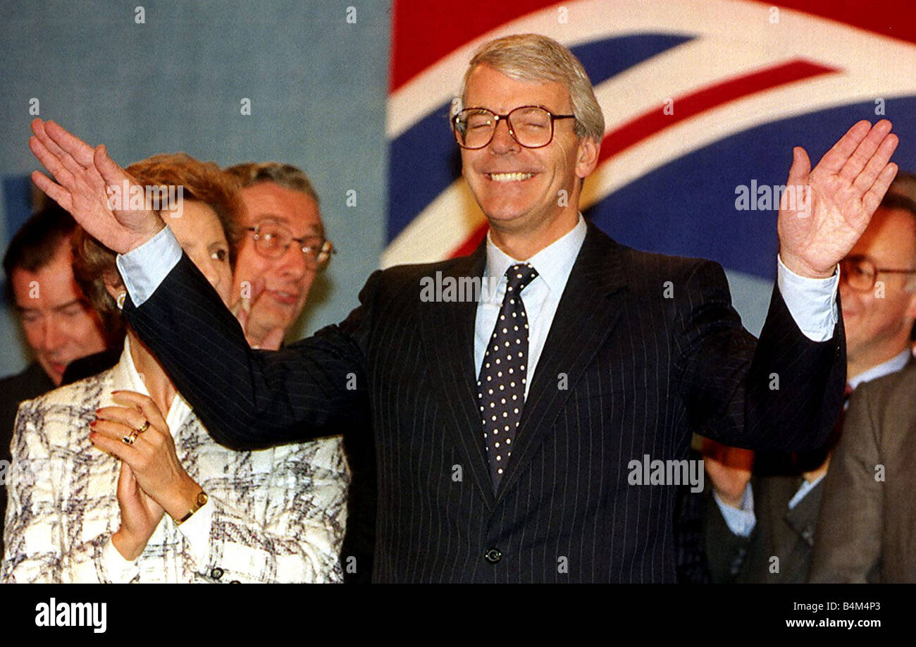 Conservative party prime minister politics politician 1990s hi-res ...