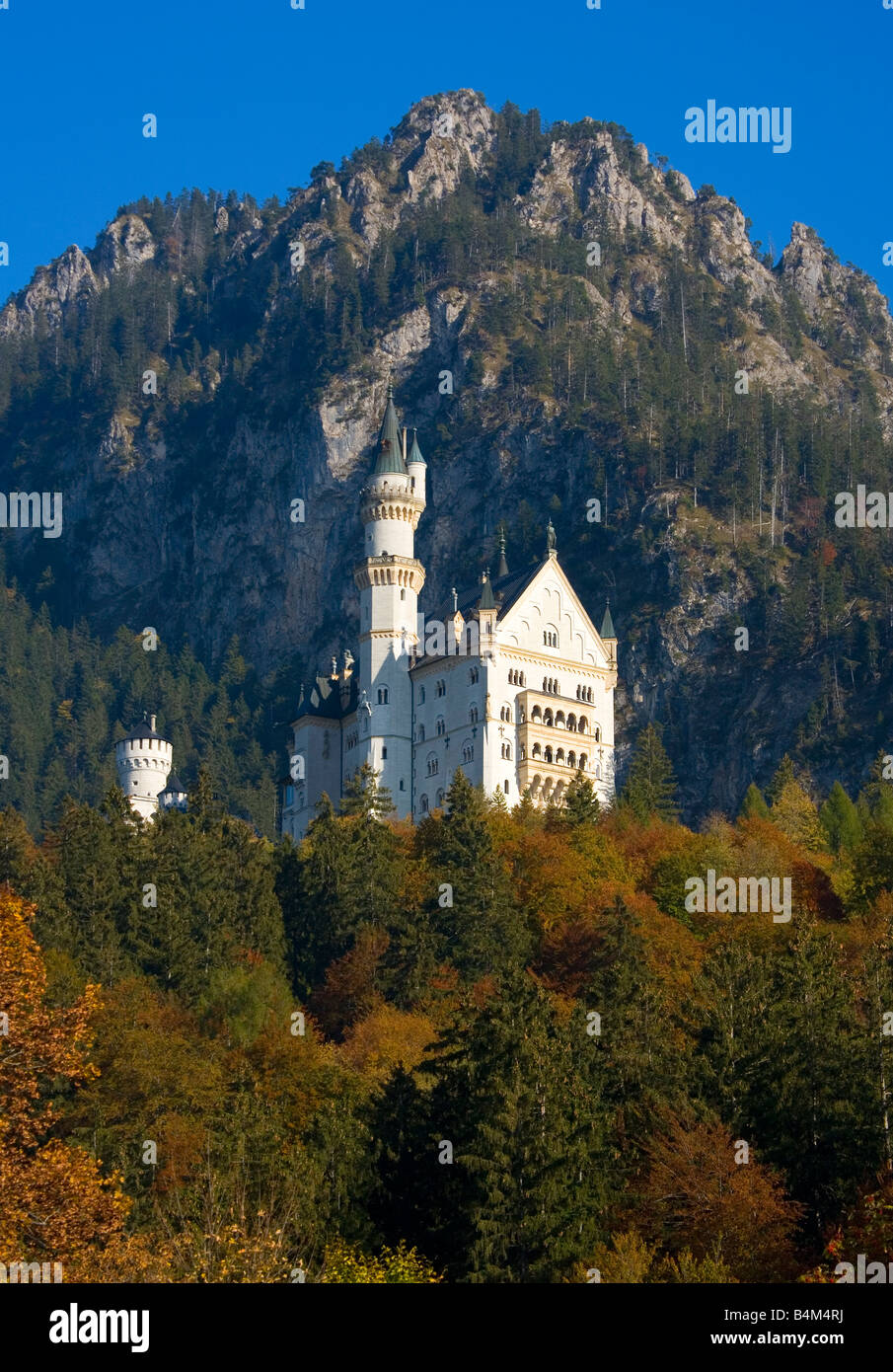 Neuschwanstein Castle at fall Bavaria Germany Stock Photo - Alamy