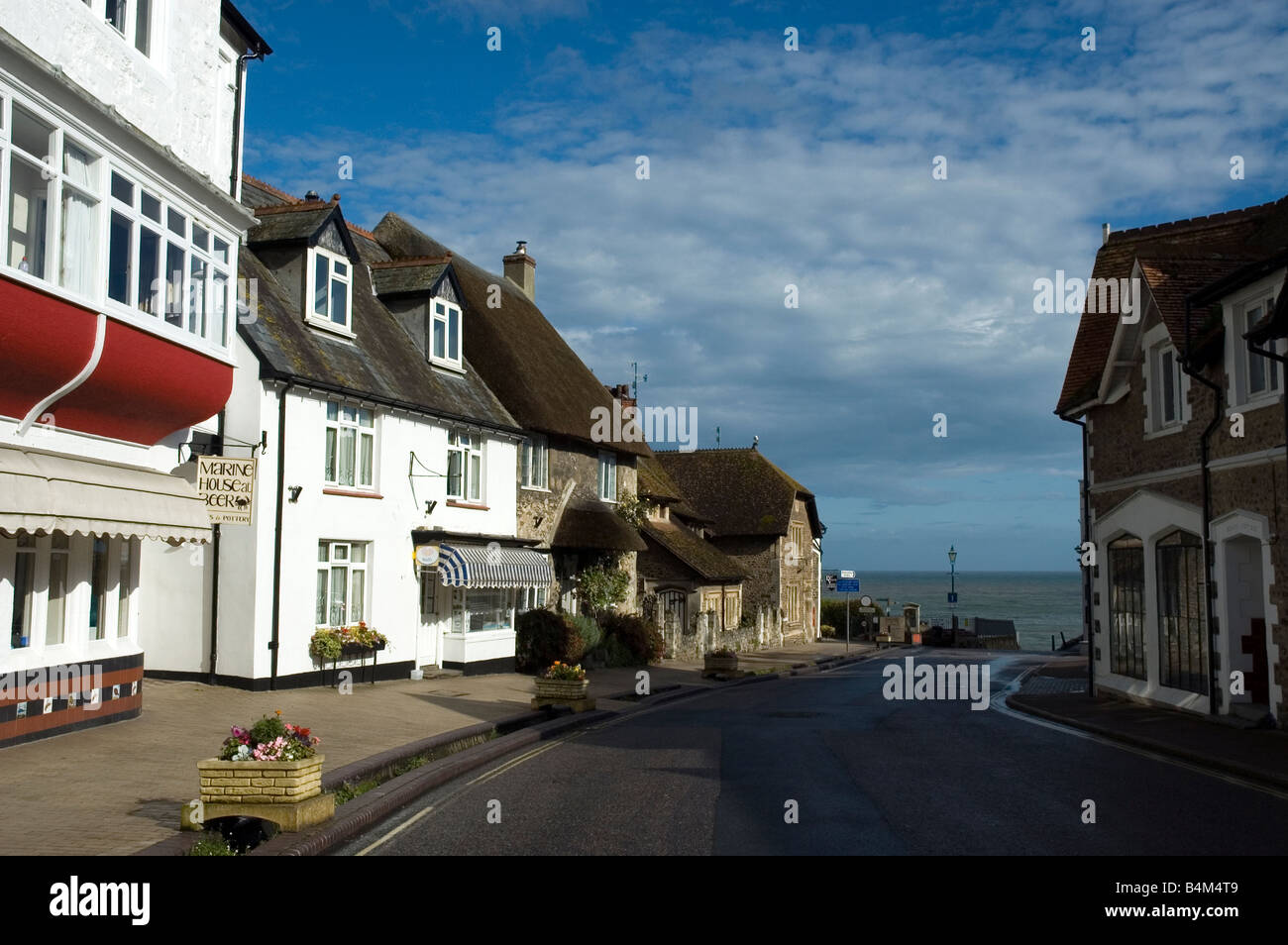 The town of Beer in east devon Stock Photo - Alamy