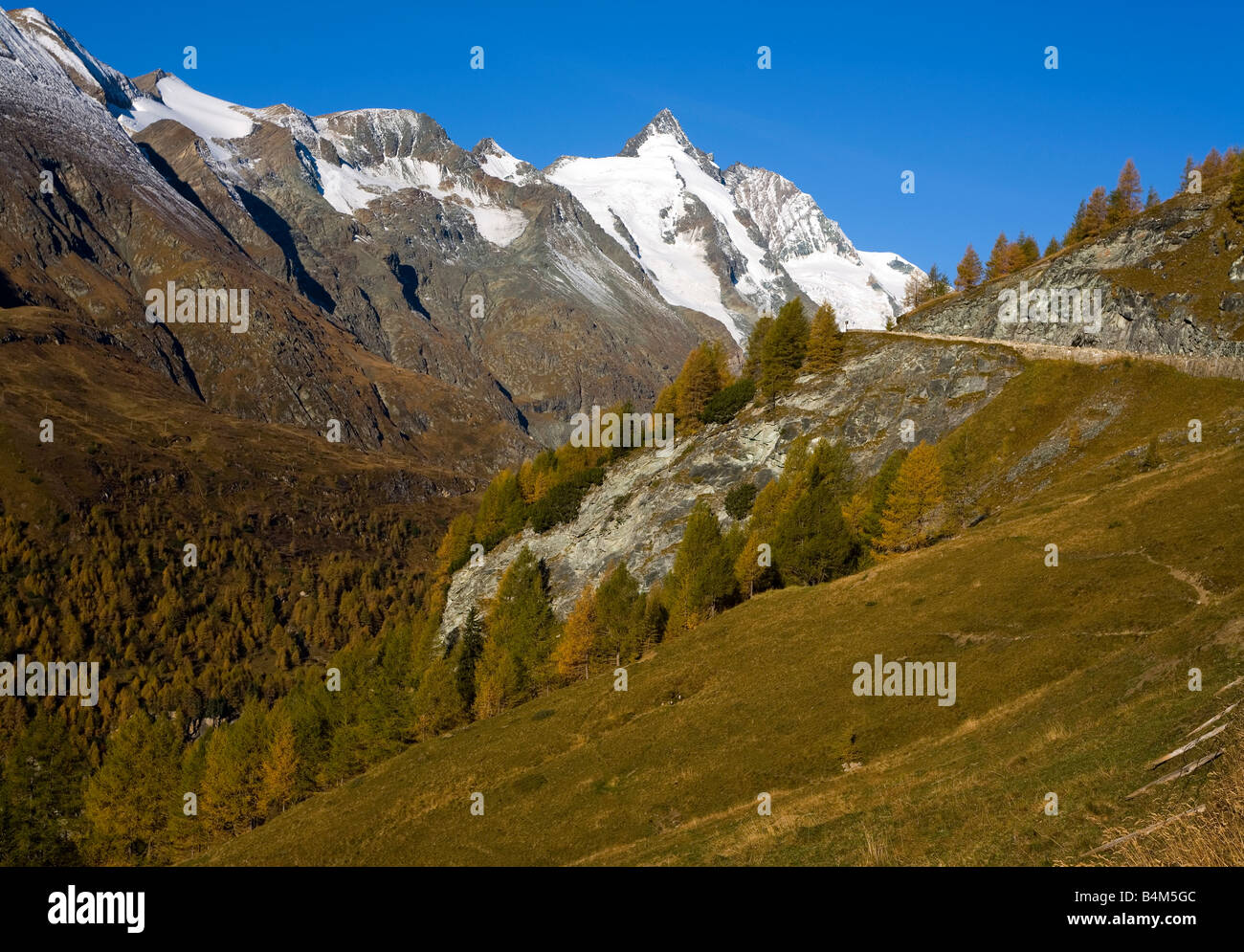 Grossglockner Summit in High Alps Austria Stock Photo - Alamy