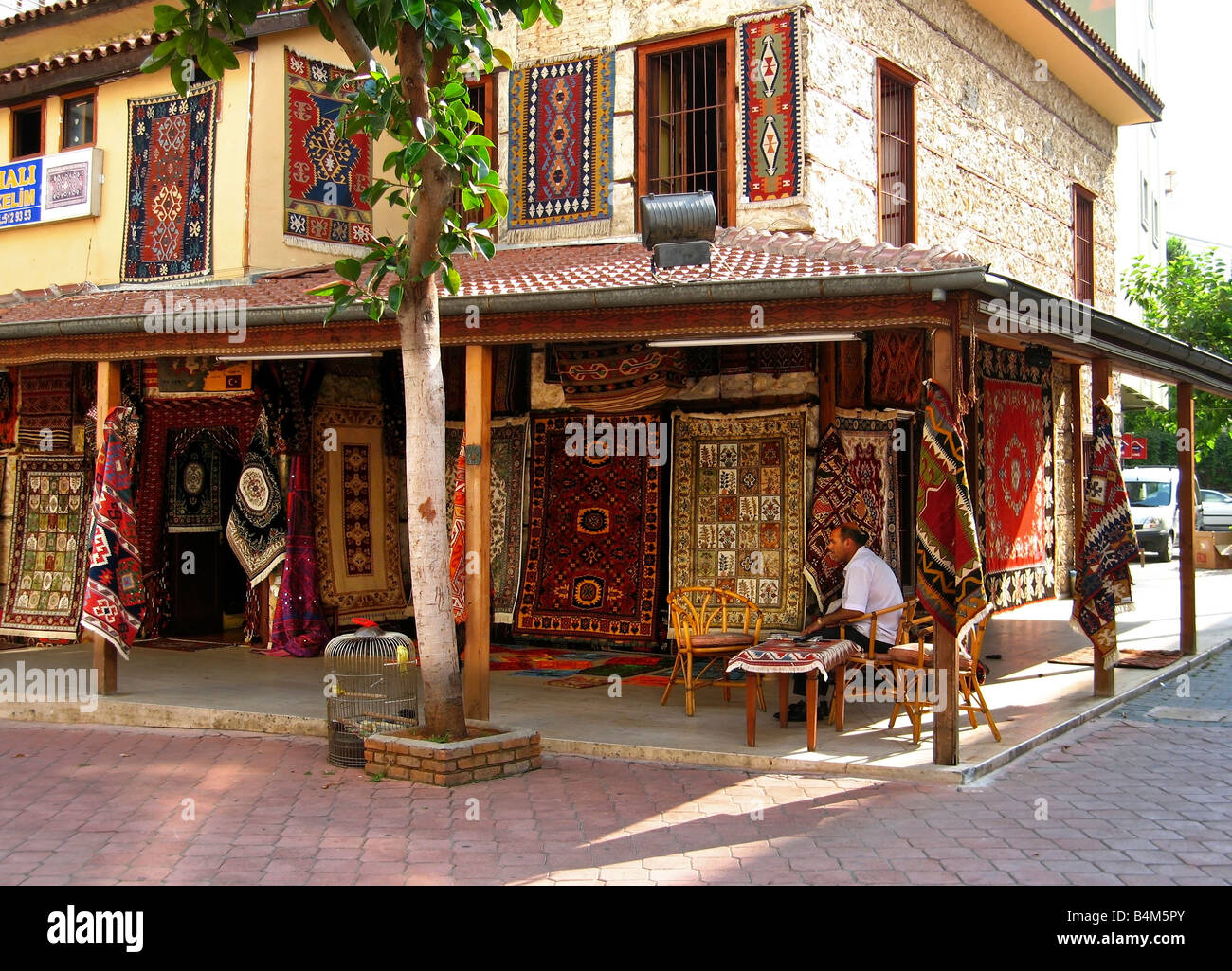 Bazaar in Alanya Turkey Stock Photo - Alamy