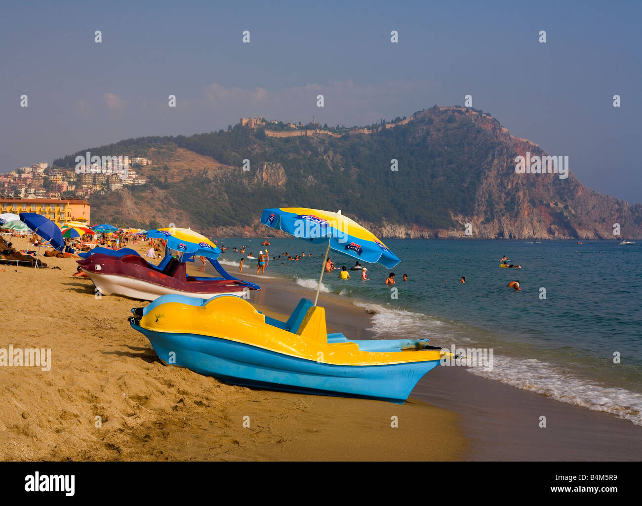 Turkish Riviera Cleopatra Beach Alanya Stock Photo - Alamy