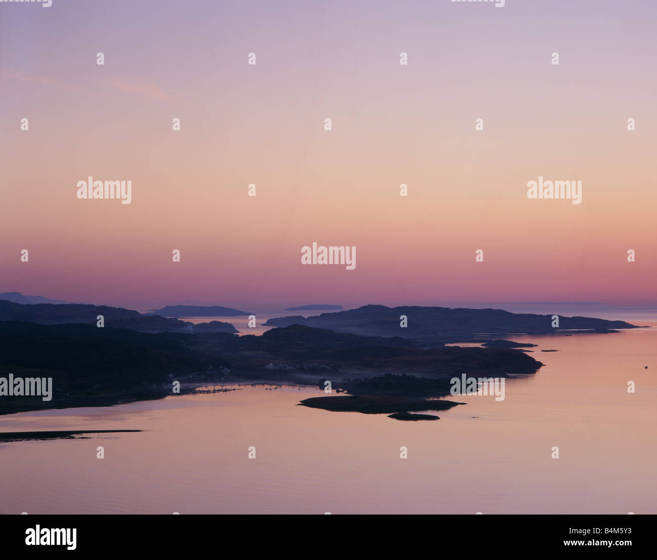 Dunstaffnage Bay and Kerrera, Firth of Lorn, Argyll, Scotland, UK Stock ...