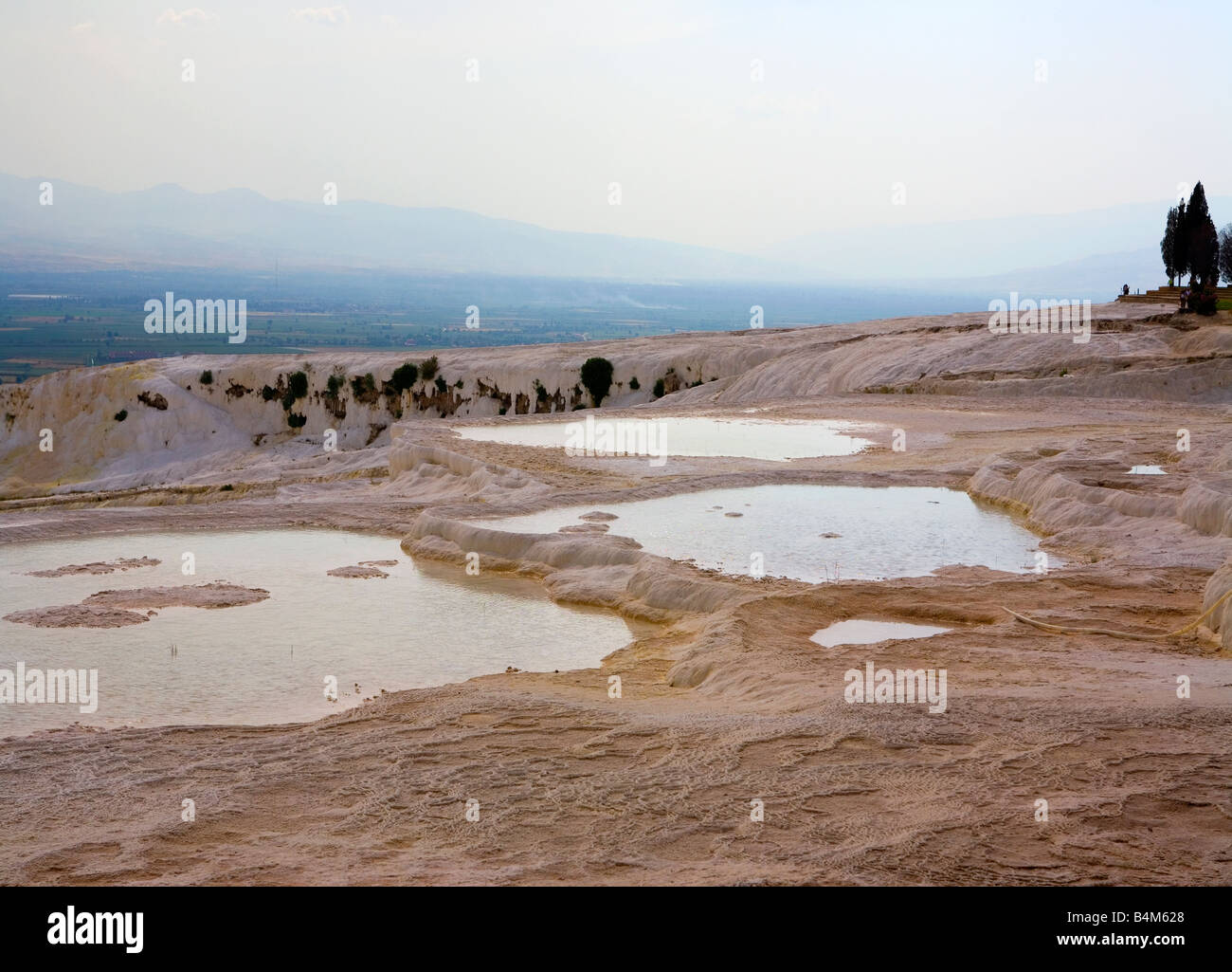 Limestone terraces of Pamukkale Turkey Stock Photo - Alamy