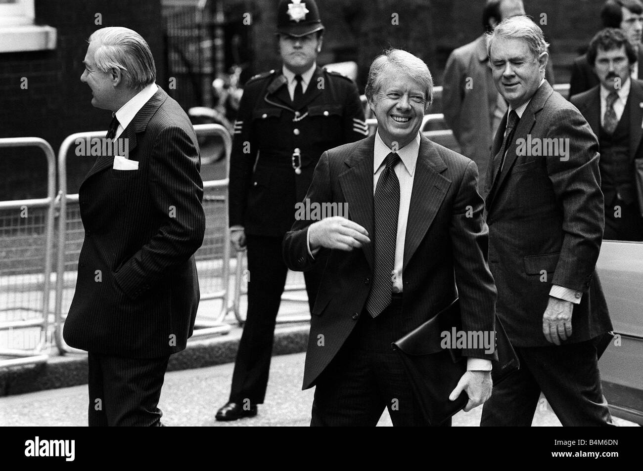 Prime Minister James Callaghan May 1977 meets Jimmy Carter at the the ...