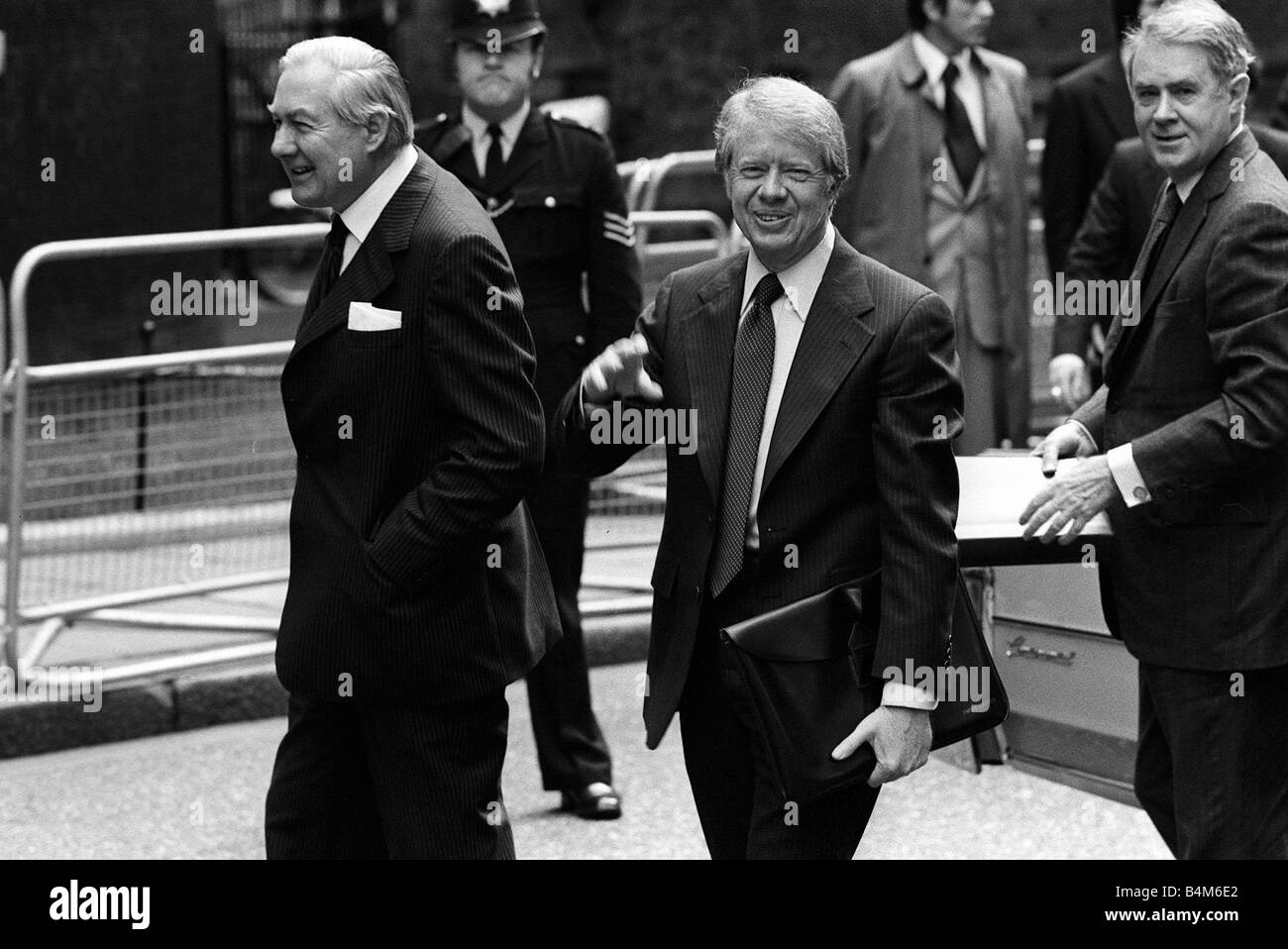 Prime Minister James Callaghan May 1977 meets Jimmy Carter at the the ...
