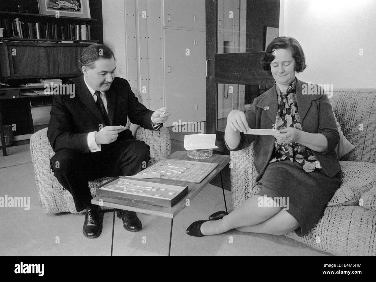 James Callaghan MP January 1963 and his wife Stock Photo - Alamy