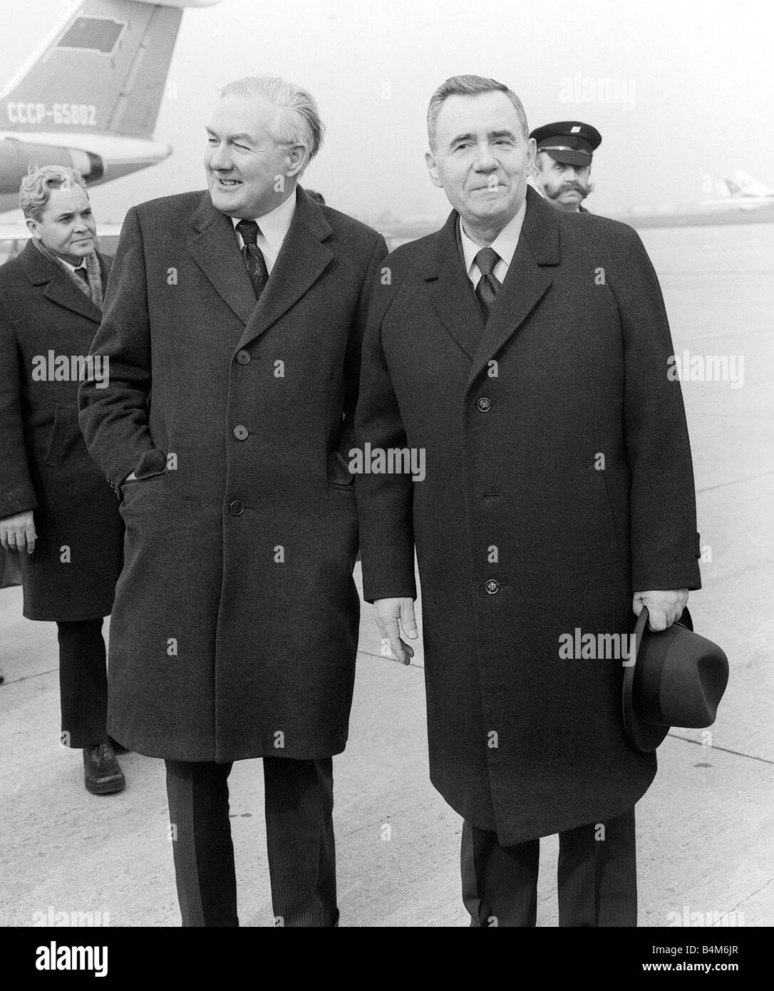 Prime Minister James Callaghan MP March 1976 with Soviet Foreign ...