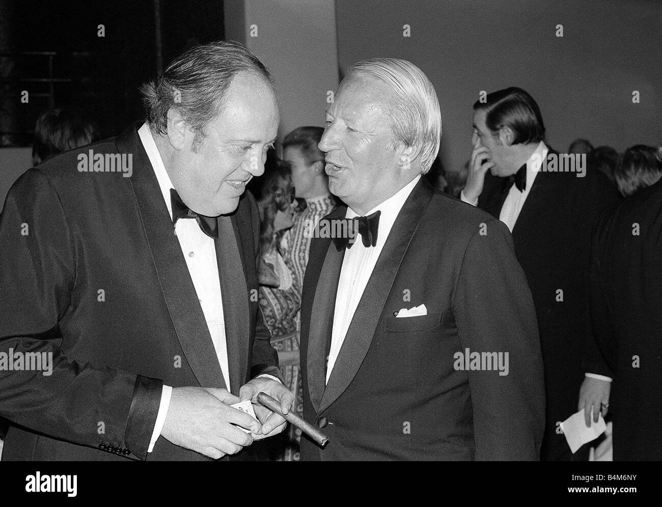 Edward Ted Heath Christopher Soames at the Young Winston Film Premiere ...