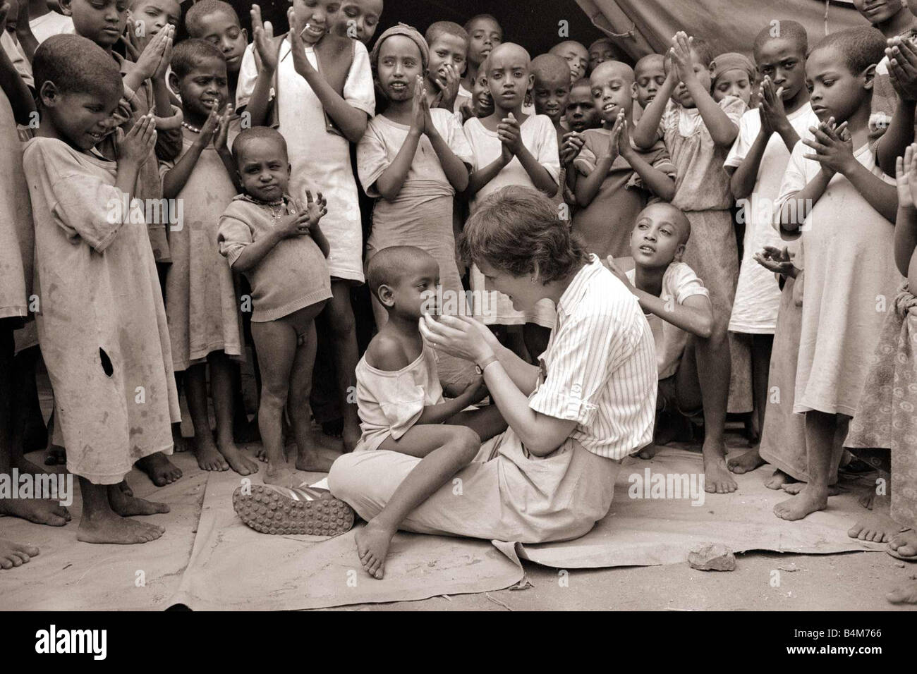 Ethiopia Famine June 1985 Bati 6 months on Mirrorpix Stock Photo - Alamy