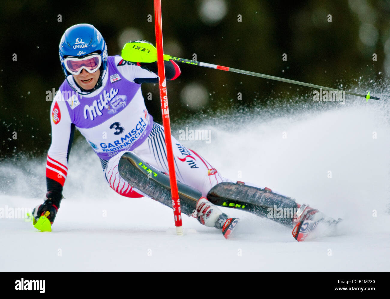 RAICH Benjamin Österreich - Weltcup Slalom Men, Garmisch Partenkirchen ...